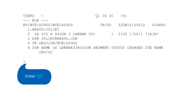 Amadeus Tip: How to display and process queues