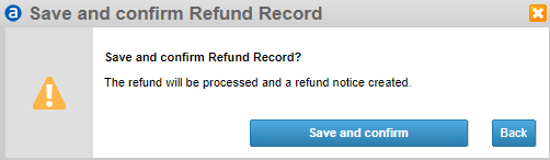 How to process a refund in graphic mode
